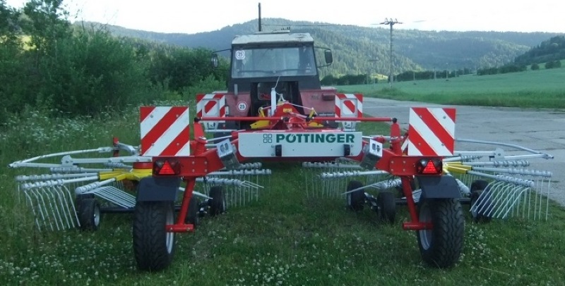 Dvojrotorové zhrňovače TOP 612 C / 702 C / 762 C - stredový riadok ...