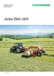 MERGENTO VT gezogener Bandschwader mit variabler Ablage | PÖTTINGER ...