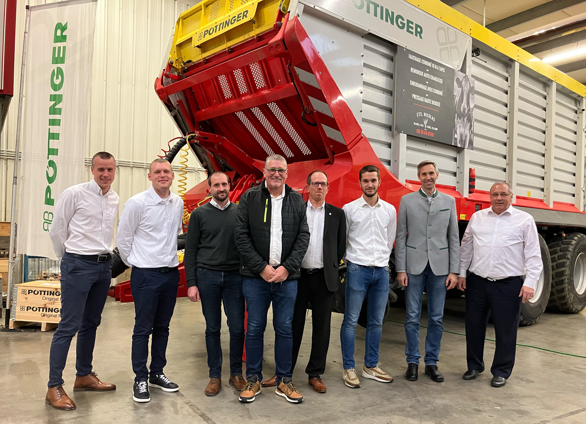 Inauguration du magasin de pièces détachées PÖTTINGER à Ludres ...
